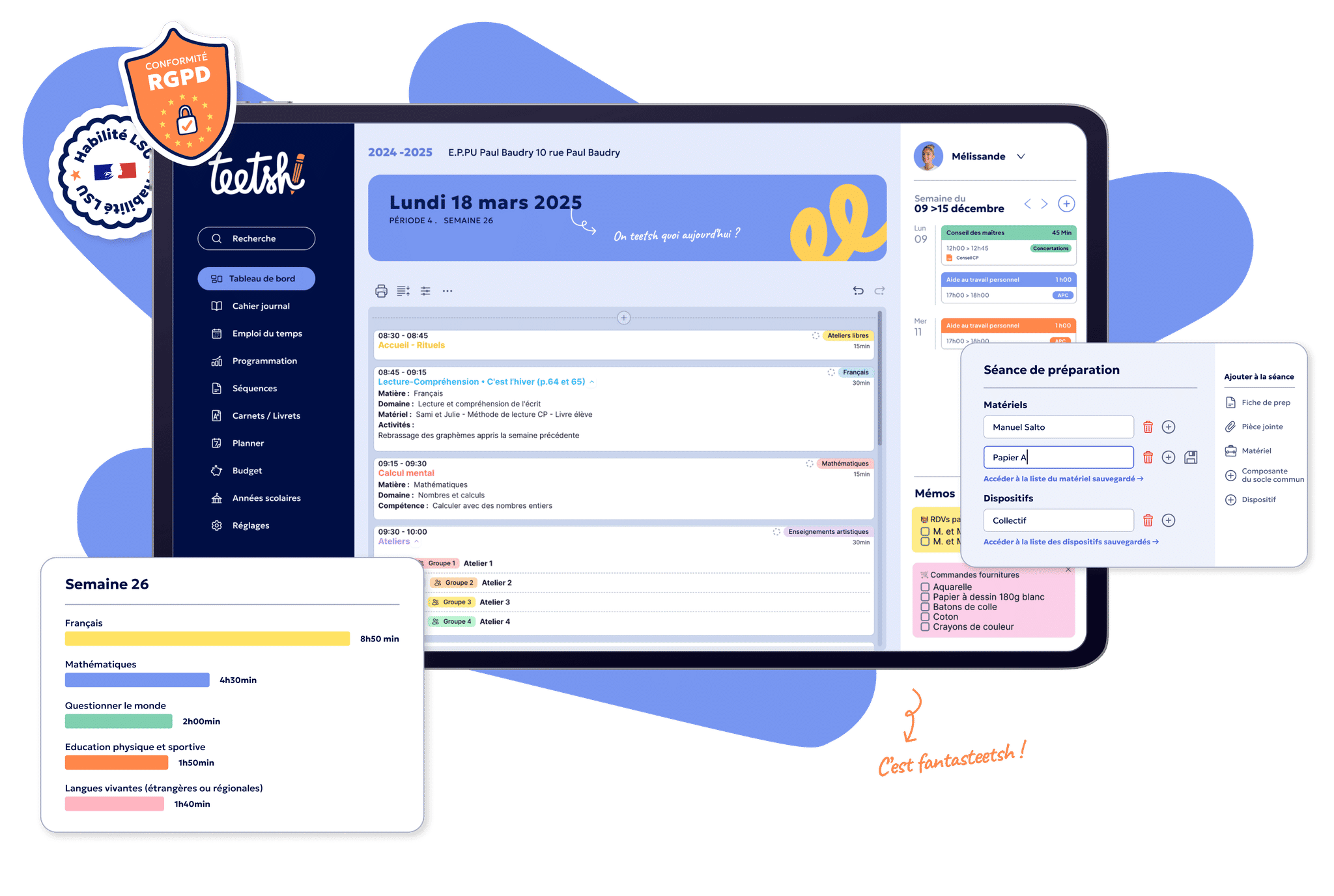 Outils numériques en ligne pour enseignants - Teetsh