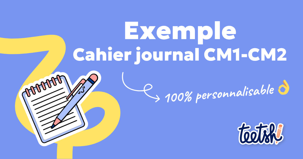 Exemple de cahier journal d'une classe de CM1-CM2